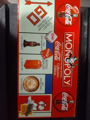 Coca-Cola Monopoly Collectors Edition Board Game Vintage 1999 Coke | eBay