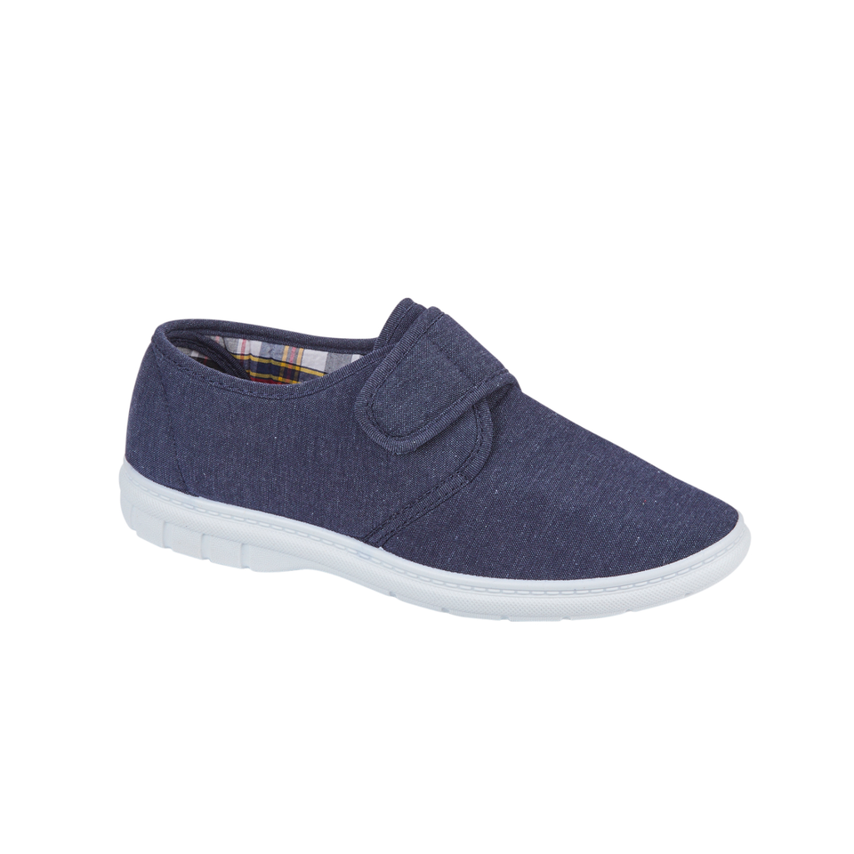 Men's Charles Southwell Canvas Shoe Size 7-12 Comfort Wide Fit ...
