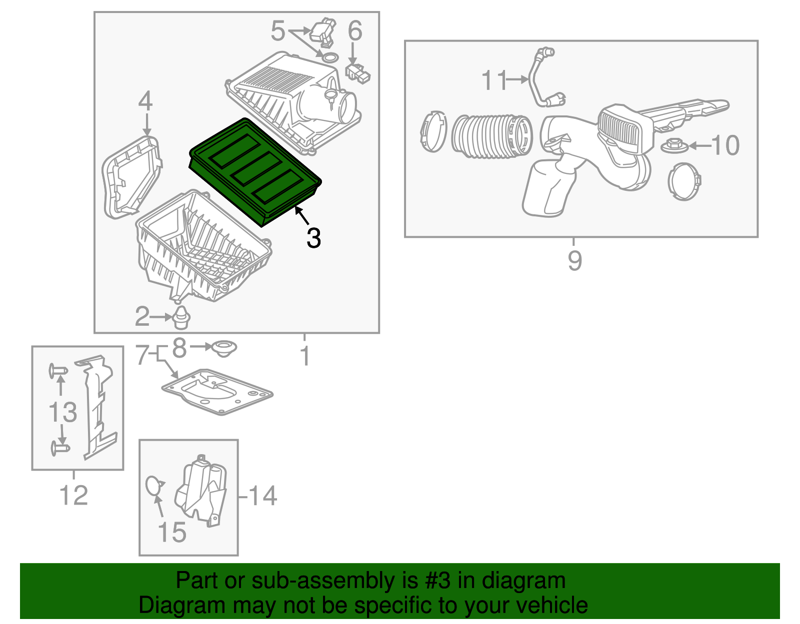 Genuine GM Air Filter 23349854 | eBay