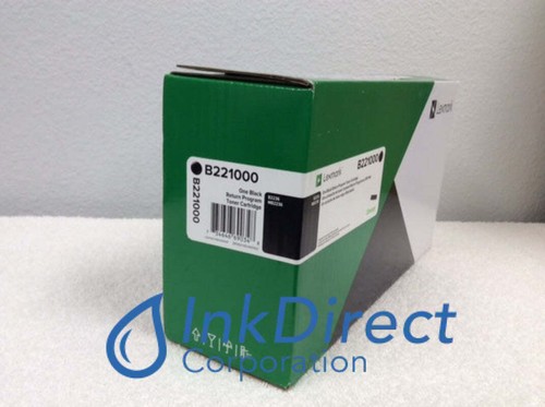 Genuine Lexmark B221000 Return Program Toner Cartridge Black | eBay