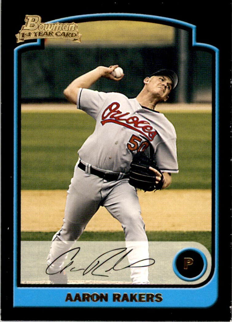 2003 Mint _ Bowman Aaron Rakers Rookie Baltimore Orioles #284 | eBay