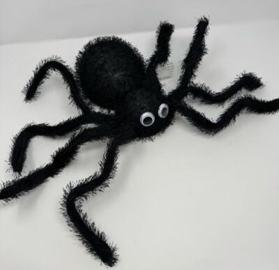 Vintage Gemmy Light Up Spider Halloween Decoration Animated Googly Eyes ...
