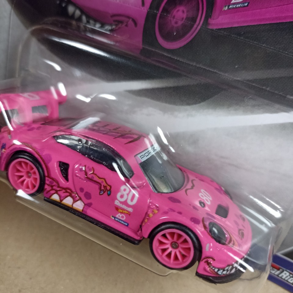 Hot Wheels Race Day Set Roxy + Rexy Porsche 911 GT3 R (992) Green ...