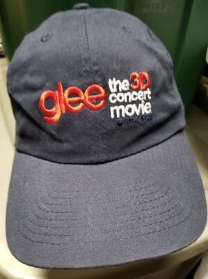 Glee The 3D Concert Movie Hat Navy Blue Baseball Cap Hats NEW | eBay