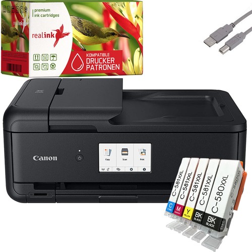 Canon PIXMA TS9550 Tintenstrahl Multifunktionsdrucker A3 mit 5 Tinten ...