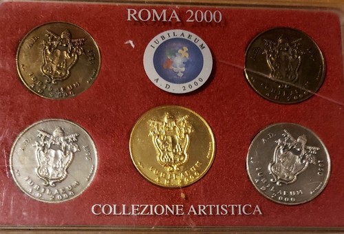 Roma 2000 Collezione Artistica Jubilaeum A.D. 2000 (Coins from Vatican ...