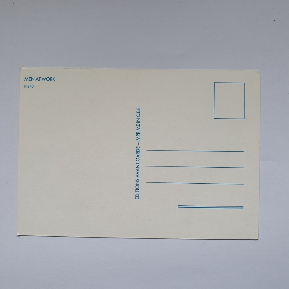 Men at Work 12 1990 ‧ Comedy/Action Movie Film Postcard. Charlie Sheen ...