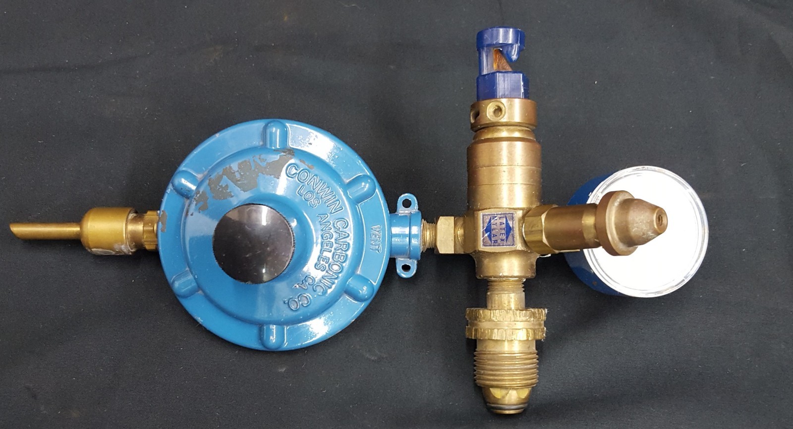 Conwin Carbonic Latex Mylar Balloon Helium Regulator Gauge Valve 4000 ...