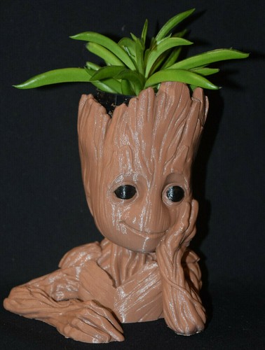 BABY GROOT ~ Flower Succulent Pot Head ~ Planter Figure ~ 3D Printed ...