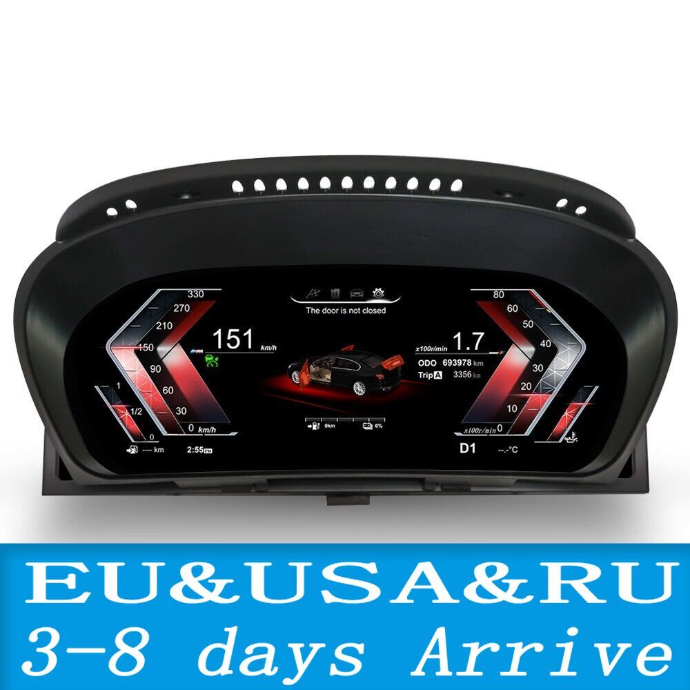 Car LCD Digital Dashboard Instrument Speedometer For BMW X5 X6 E70 E71 ...