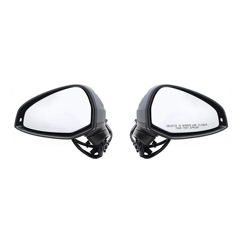 NEW PAIR OF DOOR MIRROR FITS AUDI S4 2018 W/O SIDE ASSIST AU1320135 8W0 ...