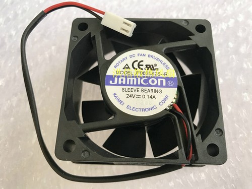 1pcs JAMICON JF0625S2S-R 24V 0.14A 6025 60*25MM inverter fan 2pin | eBay