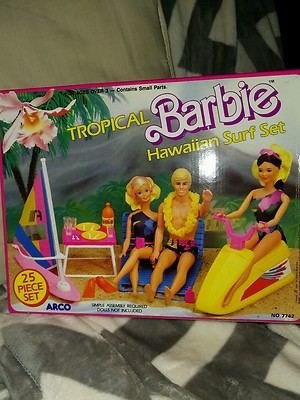 Tropical Barbie Hawaiian surf set 1986 | eBay