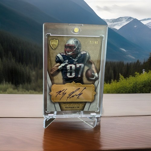 ROB GRONKOWSKI On Card Auto 31/46 2012 Topps Gold Foil Supreme SP | eBay