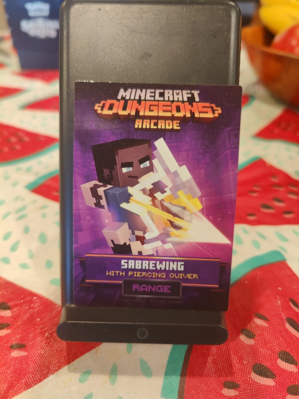 Minecraft Dungeons Arcade Card Sabrewing 18/60 Series 1 | eBay