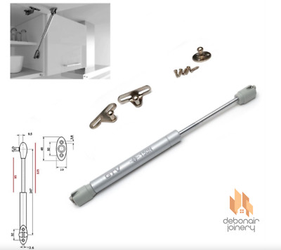 Gas Strut Stay Kitchen Cabinet Door Hinge Soft Close Piston 50N-150N ...