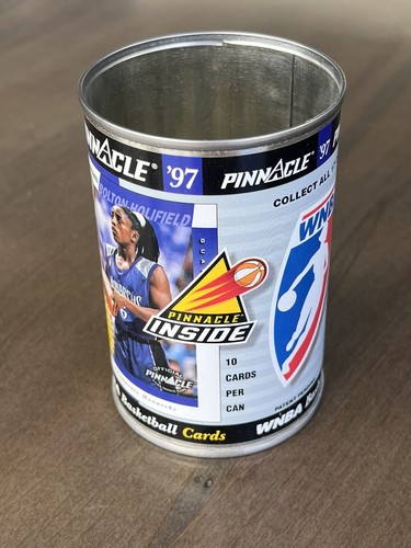 Collectible WNBA Tin Can By Pinnacle 1997 Sacramento Monarchs Relic 1 ...