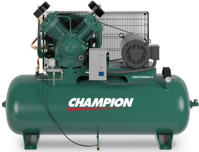 Champion Centurion Air Compressor 10 HP 120 Gal Horizontal 3-ph for ...