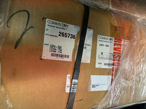 LDF4-50A CommScope Coaxial Cable Heliax Low Density Foam Corrugated ...