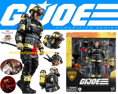 2025 GI JOE Classified Series LEGACY Collection 6" FIREFIGHTER ----IN ...