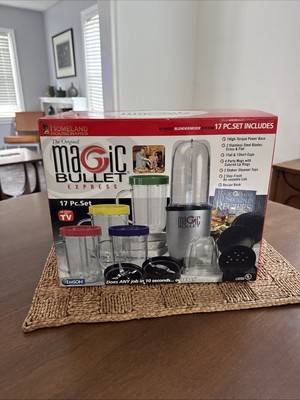 Magic Bullet Express Blender Set Smoothie Chopper Juicer Complete Set ...