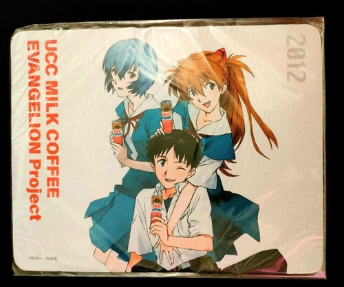 UCC Mouse Pad Evangelion Uniform Asuka Rei Mari form JP | eBay