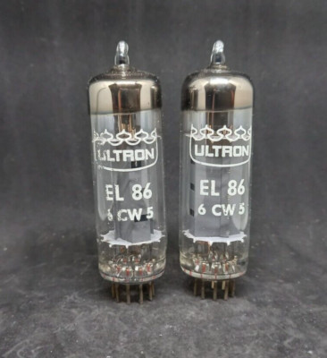 2x EL86 ULTRON TUBE n456 | eBay