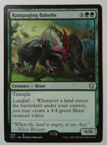 Rampaging Baloths *Rare* Magic MtG x1 Commander 2021 | eBay