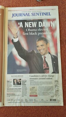 A NEW DAWN, newspaper, November 5, 2008 | eBay