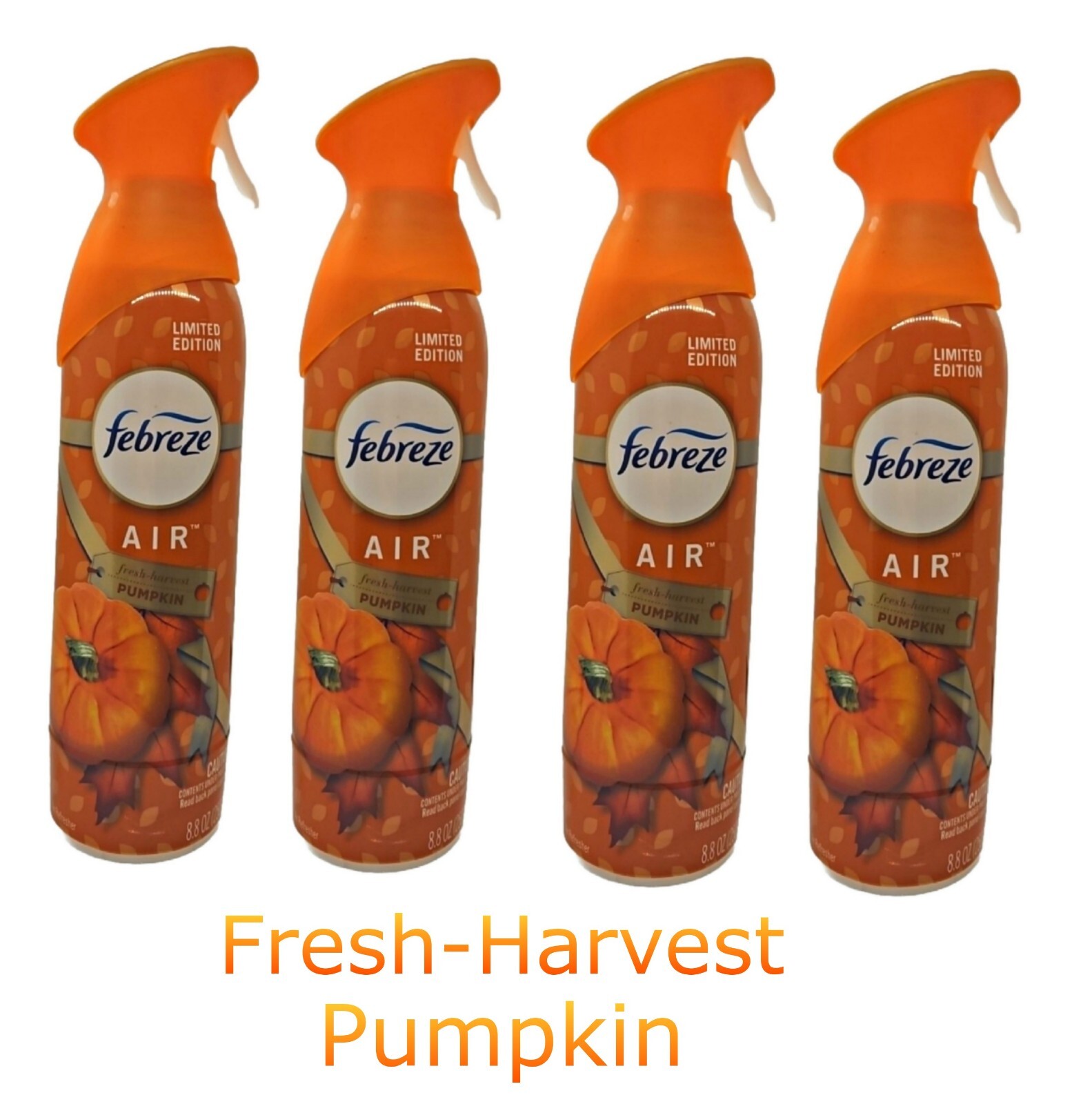 Febreze Air Freshener Spray Fresh Harvest Pumpkin - (4) Bottles Limited ...