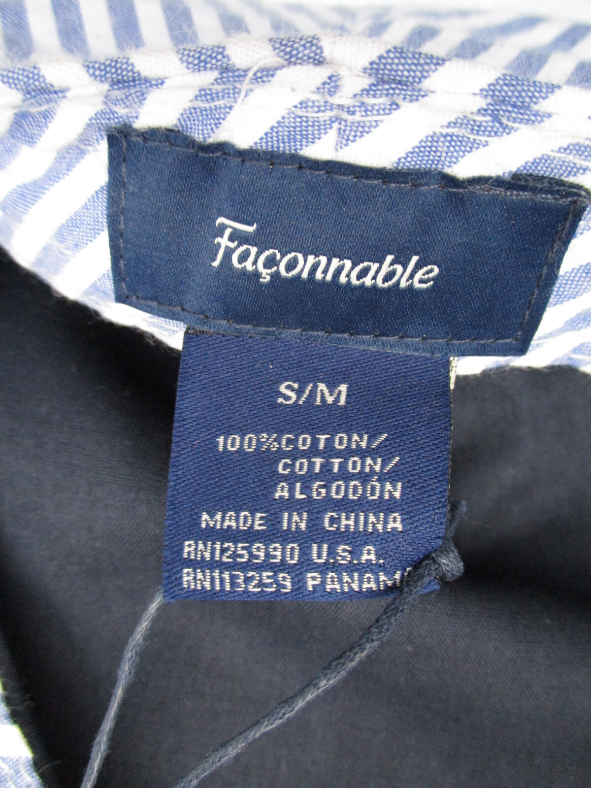 Façonnable Newsboy Hat Seersucker Cotton Cap SMALL/MED Faconnable | eBay