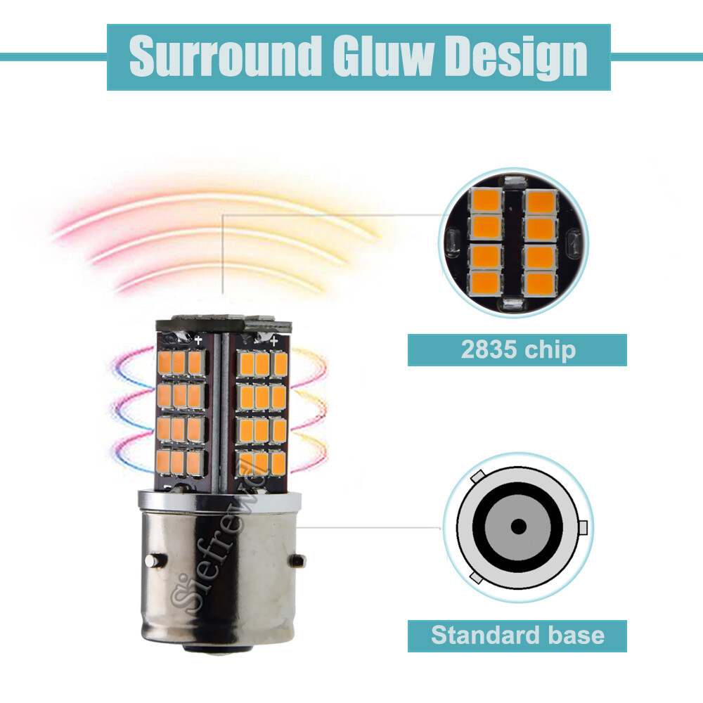 Pair BA21S LED Bulb 6V DC Vintage Classic Car Car Auto Light Lamp 6 ...