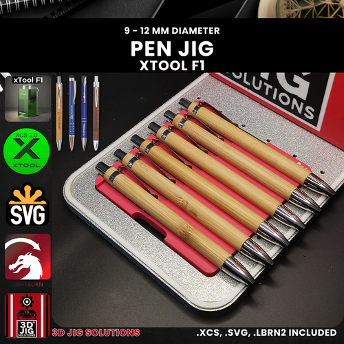 xTool F1 Pen Jig | Engraving Jig, Laser Jig, Fiber Laser Template, XCS ...