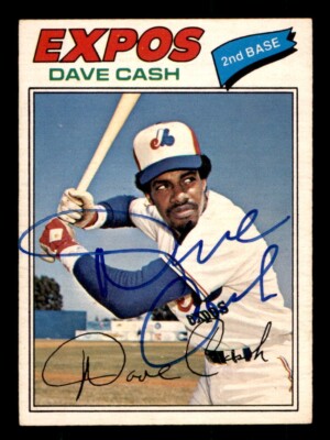 1977 OPC O-Pee-Chee Baseball #180 Dave Cash Signed Autograph (No COA ...