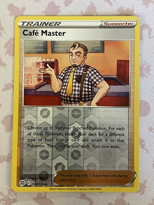Pokémon TCG Cafe Master Brilliant Stars 133/172 Reverse Holo Uncommon ...