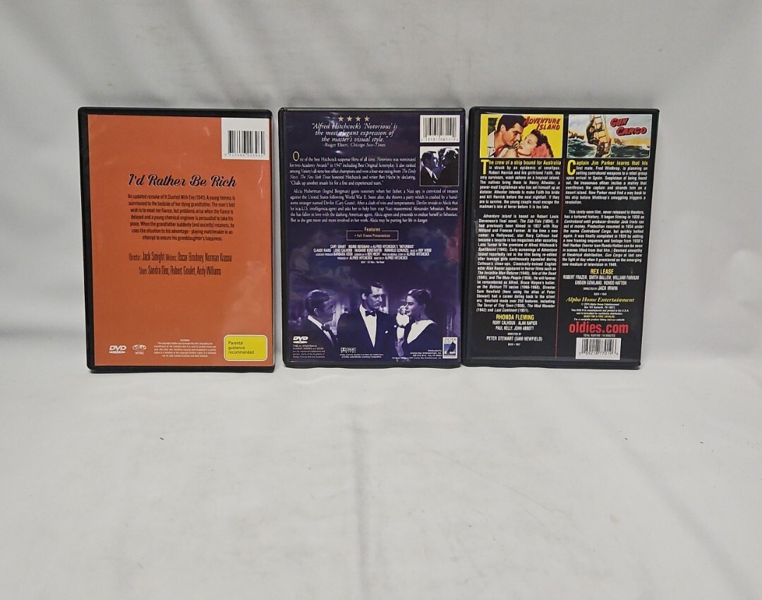 ID RATHER BE RICH NOTORIOUS ADVENTURE ISLAND ANDERSON TAPES BULLFIGHTER ...