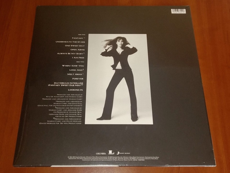 MARIAH CAREY DAYDREAM LP *RARE* 2020 EU REMASTERED PRESS 24BIT HI-RES ...