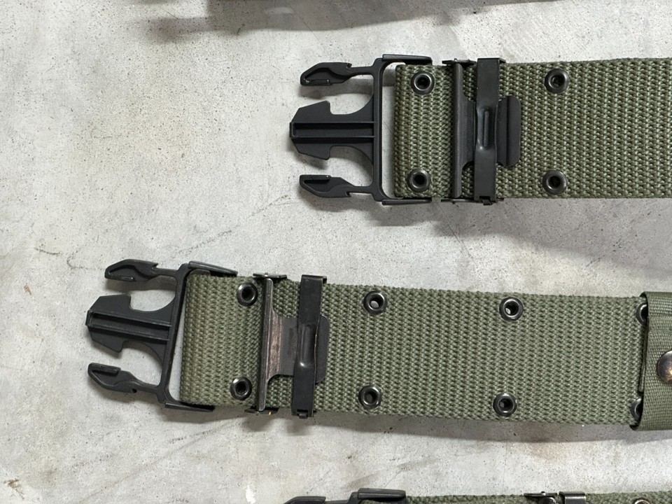Large - US Military Individual Equipment Belt ALICE LC-2 LC2 Green Army ...
