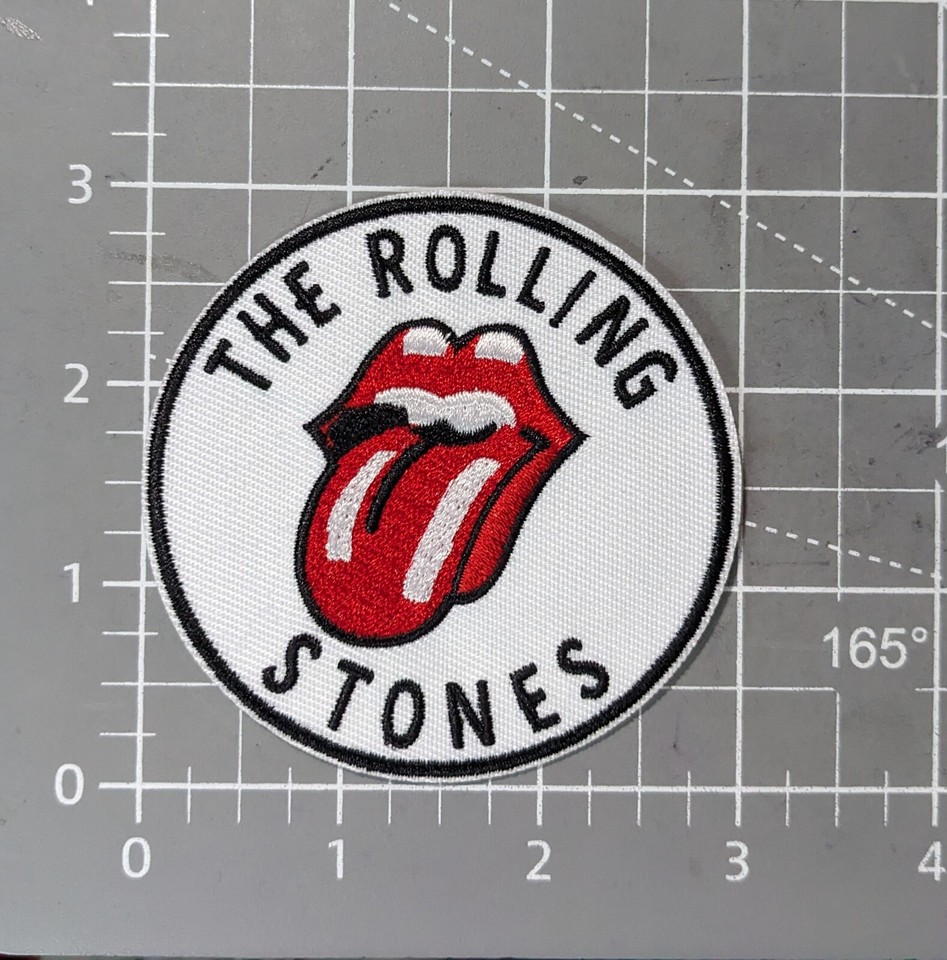 The Rolling Stones Band Patch 60s Classic Rock N Roll Embroidered Iron ...