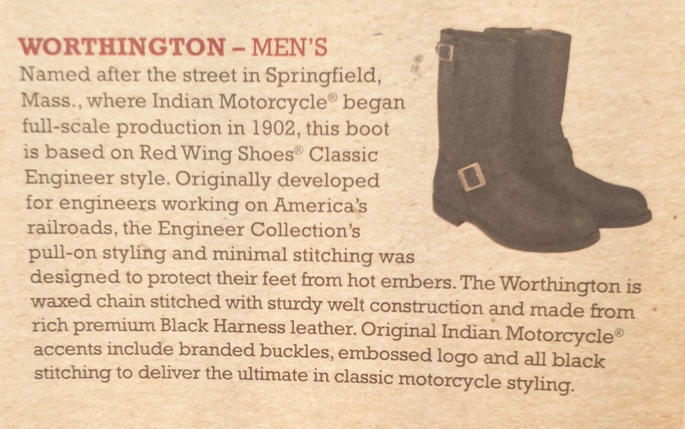 Red Wing 4312 Indian Motorcycle Boots Size 9D (Soft Toe) (USA) | eBay