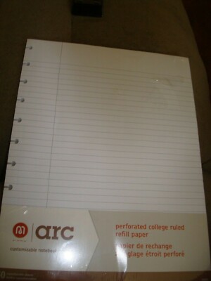 M BY STAPLES ARC CUSTOMIZABLE NOTEBOOK SYSTEM REFILL PAPER 26609 | eBay