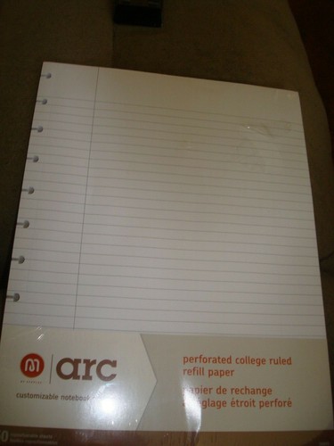 M BY STAPLES ARC CUSTOMIZABLE NOTEBOOK SYSTEM REFILL PAPER 26609 | eBay