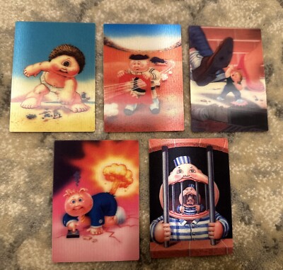 2011 GPK Garbage Pail Kids Flashback 3 3D Motion Set Adam Bomb | eBay