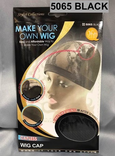 QFITT MAKE YOUR OWN WIG CAPLESS WIG CAP # 5065 BLACK | eBay