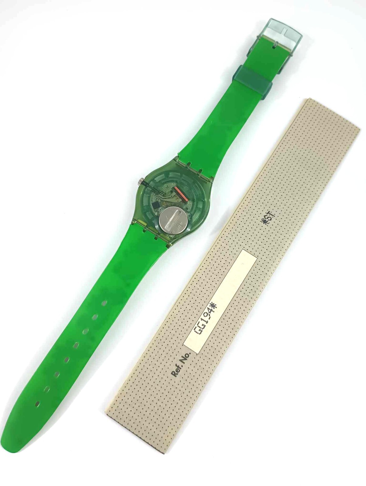 Vintage 2000 Swiss Swatch Standard Original Crazy Train Cows Green ...