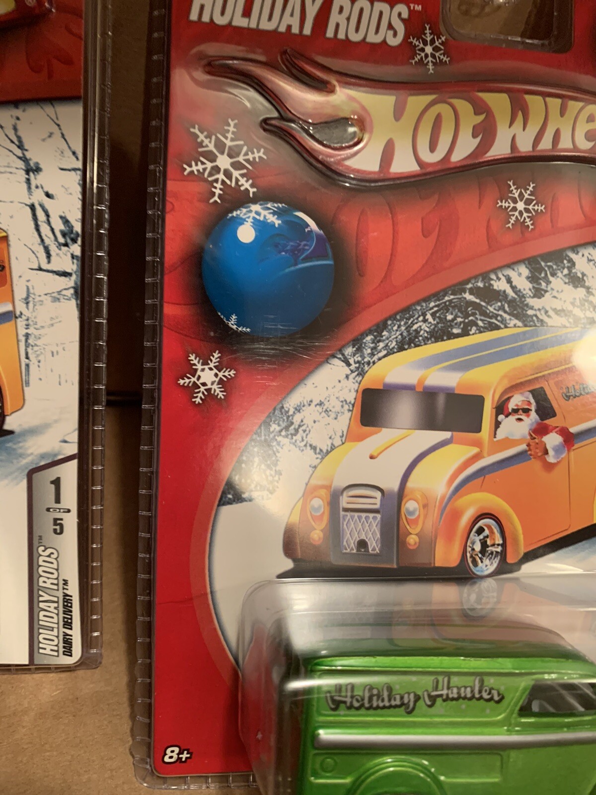2006 Hot Wheels Holiday Rods #1 of 5 Dairy Delivery Holiday Hauler Red ...