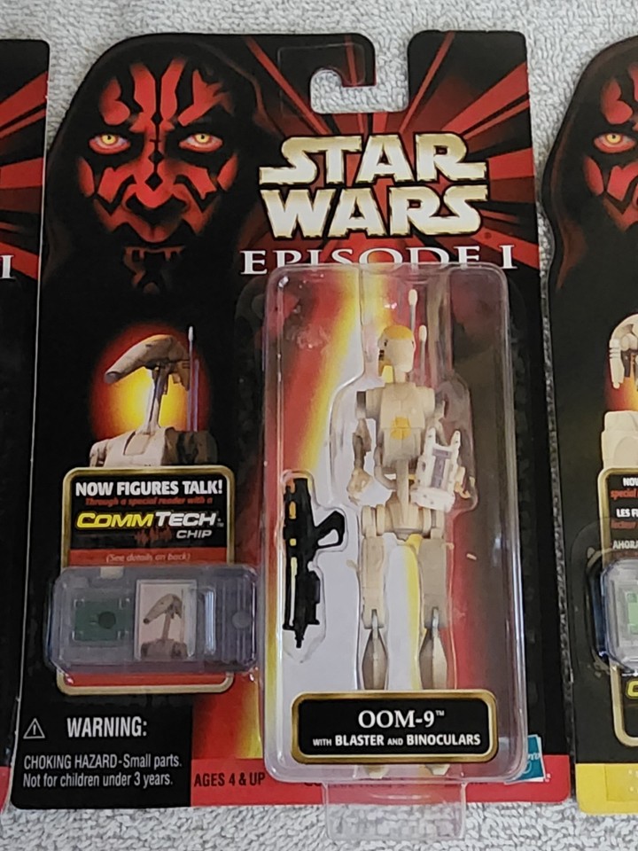 Star Wars Episode 1 Lot of 3 Action Figures (Gasgano , Oom-9 & Battle ...