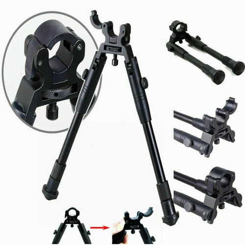 8-10Inch Tactical Rifle Bipod Clamp-on Barrel-Mount Folding Gun Rest ...
