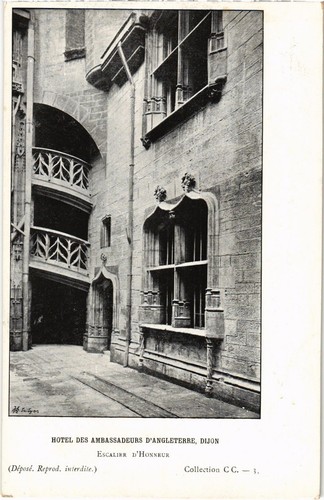 CPA Dijon Hotel des Ambassadeurs Escalier d'honneur (1366735) | eBay