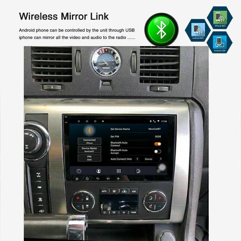 4G LTE Car Stereo With GPS Buy Hypersonic Android Double Din 9 Inch ...